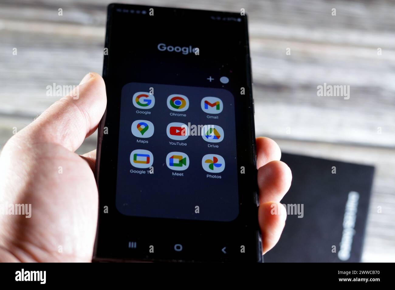 Cairo, Egypt, March 22 2024: The Samsung Galaxy S23 Ultra, high-end ...