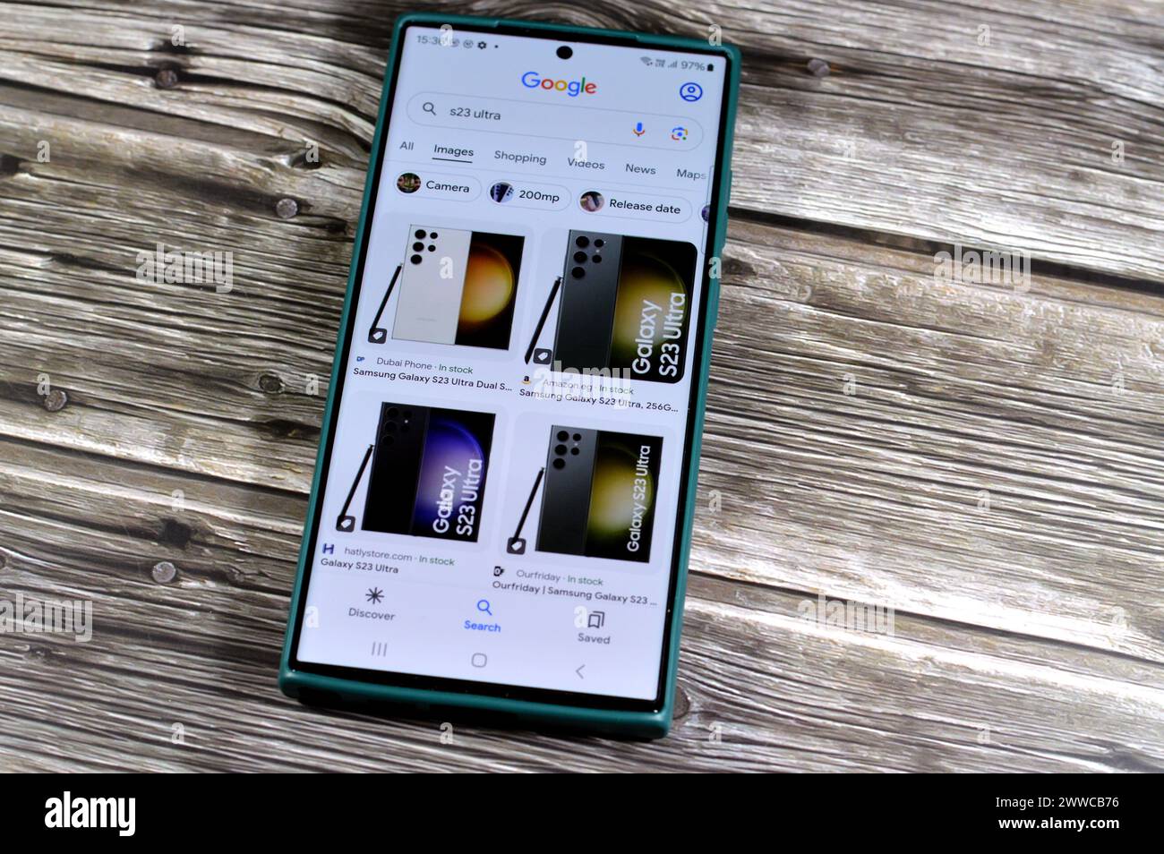 Cairo, Egypt, March 22 2024: The Samsung Galaxy S23 Ultra, high-end ...