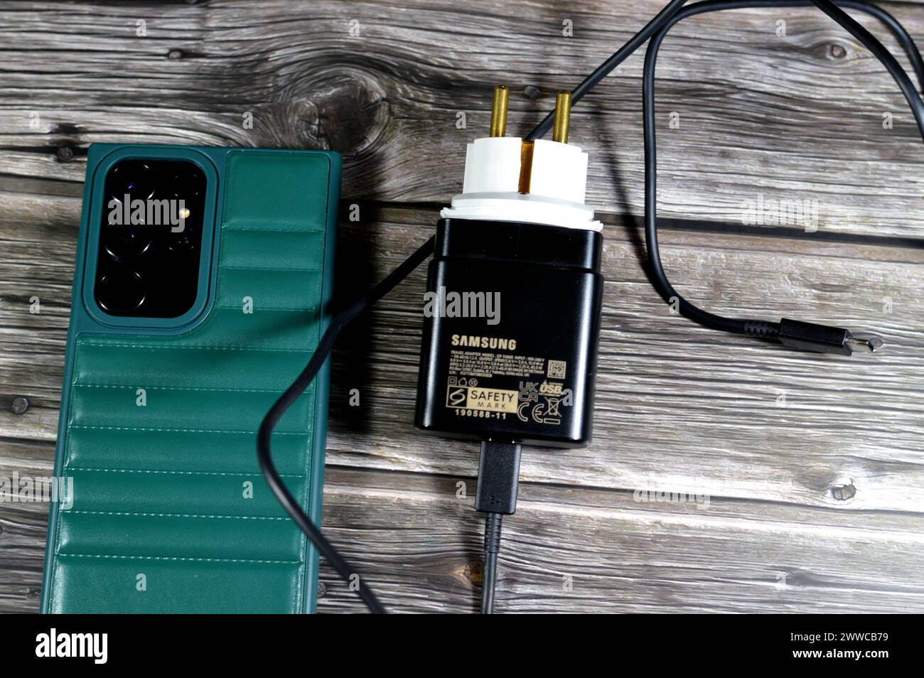 Cairo, Egypt, March 22 2024: The Samsung Galaxy S23 Ultra, high-end ...