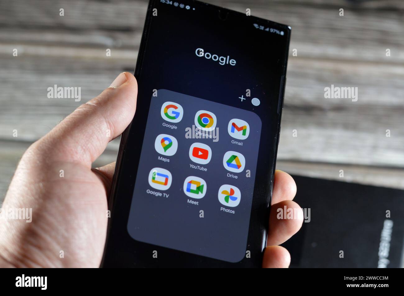 Cairo, Egypt, March 22 2024: The Samsung Galaxy S23 Ultra, high-end ...