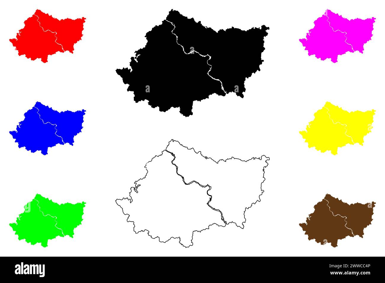 Xiangyang map hi-res stock photography and images - Alamy