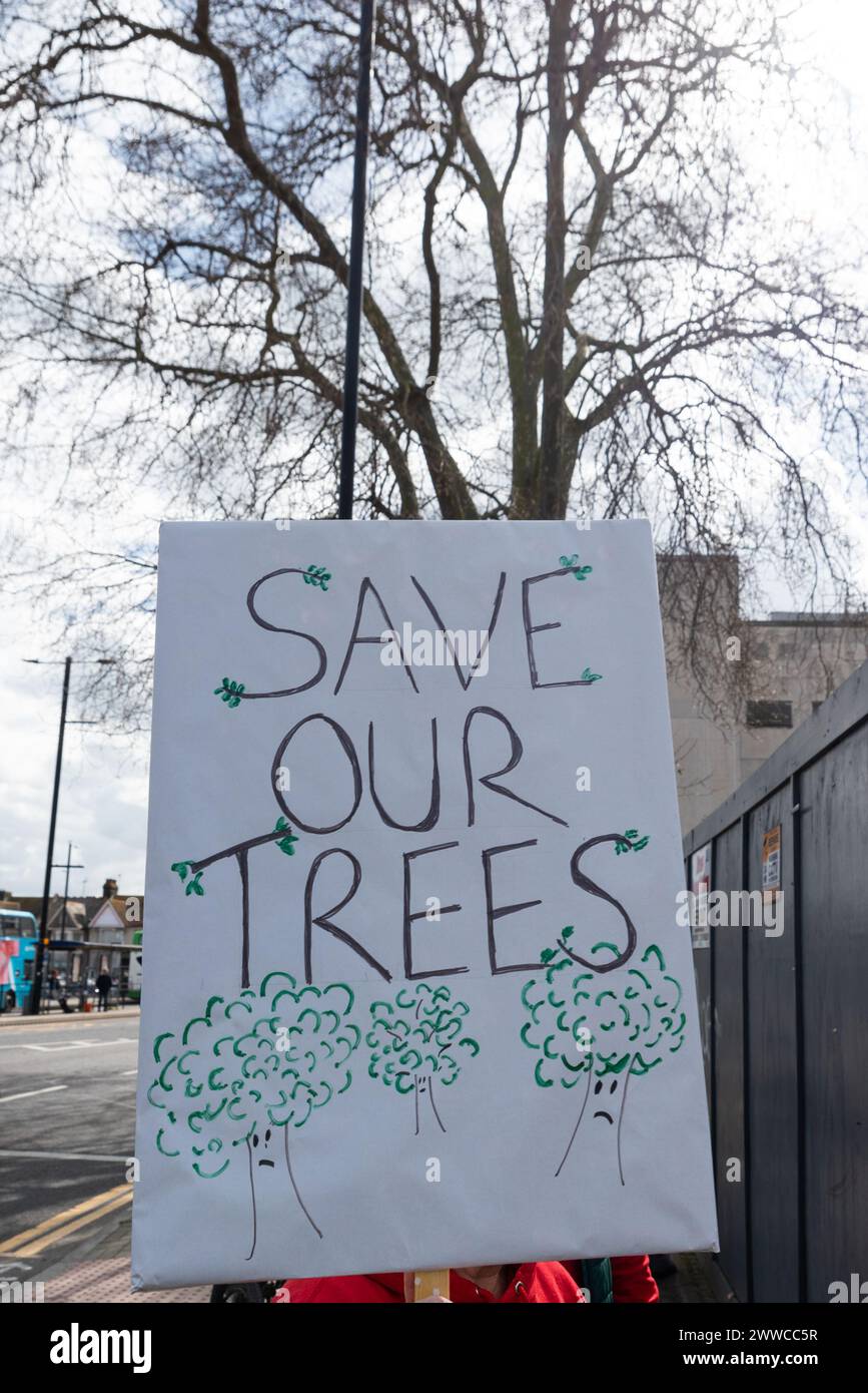 Chichester Road, Southend on Sea, Essex, UK. 23rd Mar, 2024. Protesters ...