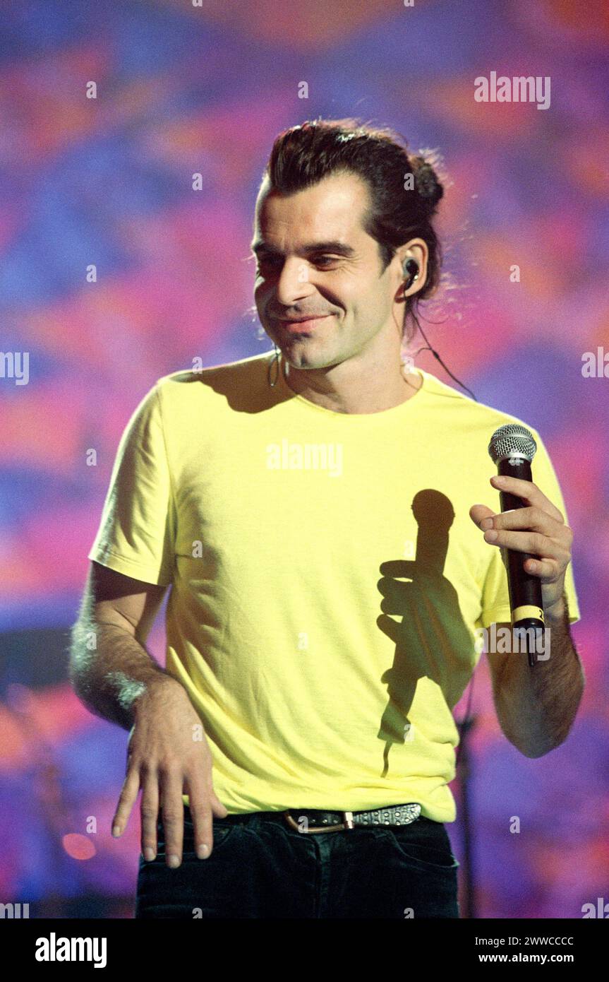 Milan Italy 23/03/1999 : Piero Pelù, Italian singer of the rock group ...