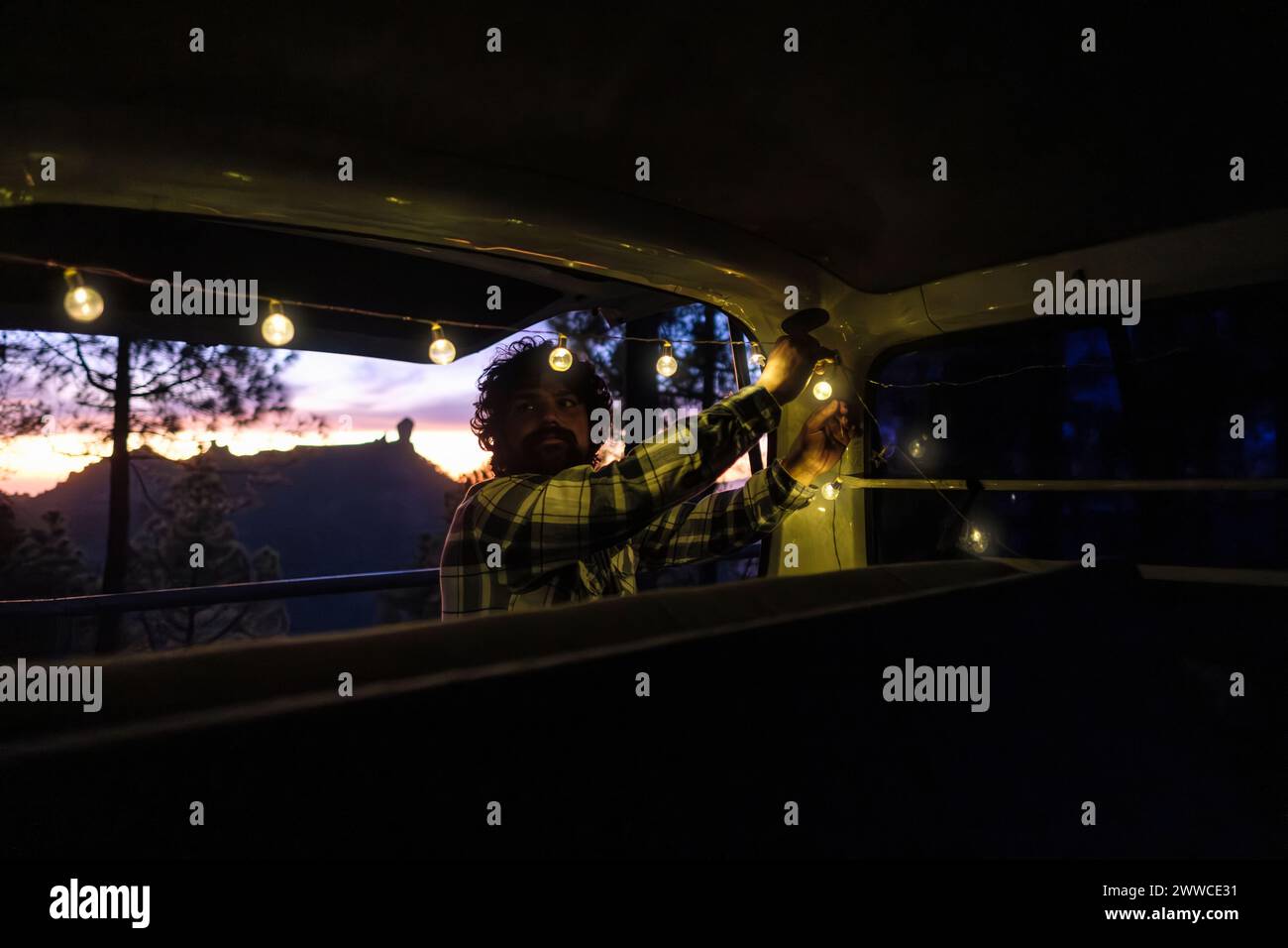 Decorate car with lights hi-res stock photography and images - Alamy