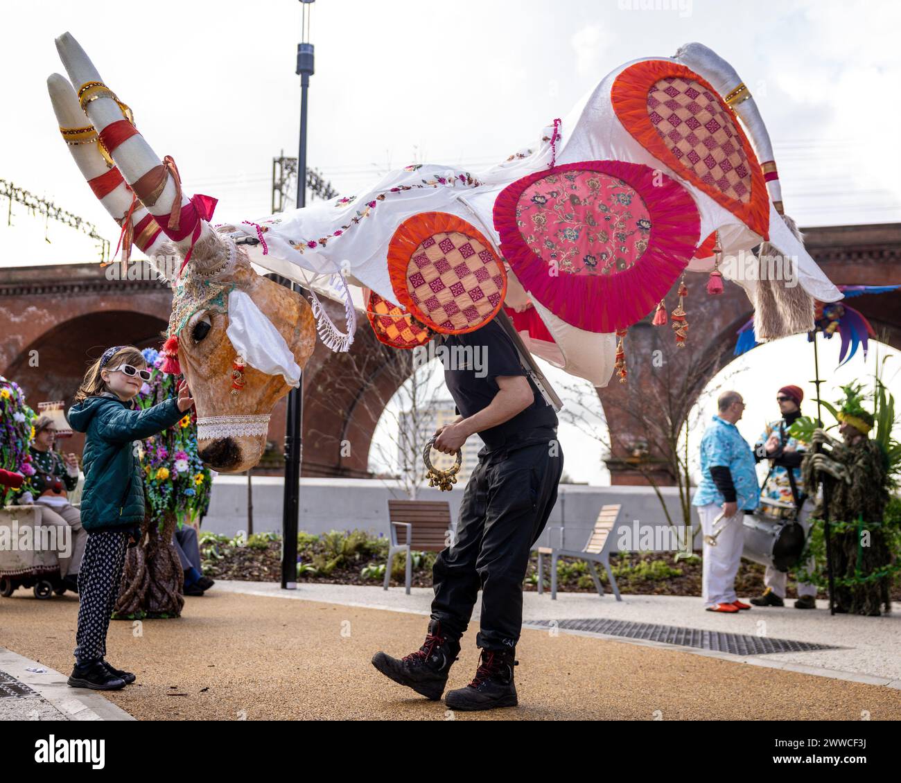 EDITORIAL USE ONLY Performers take part in the Carnival of the Animals ...