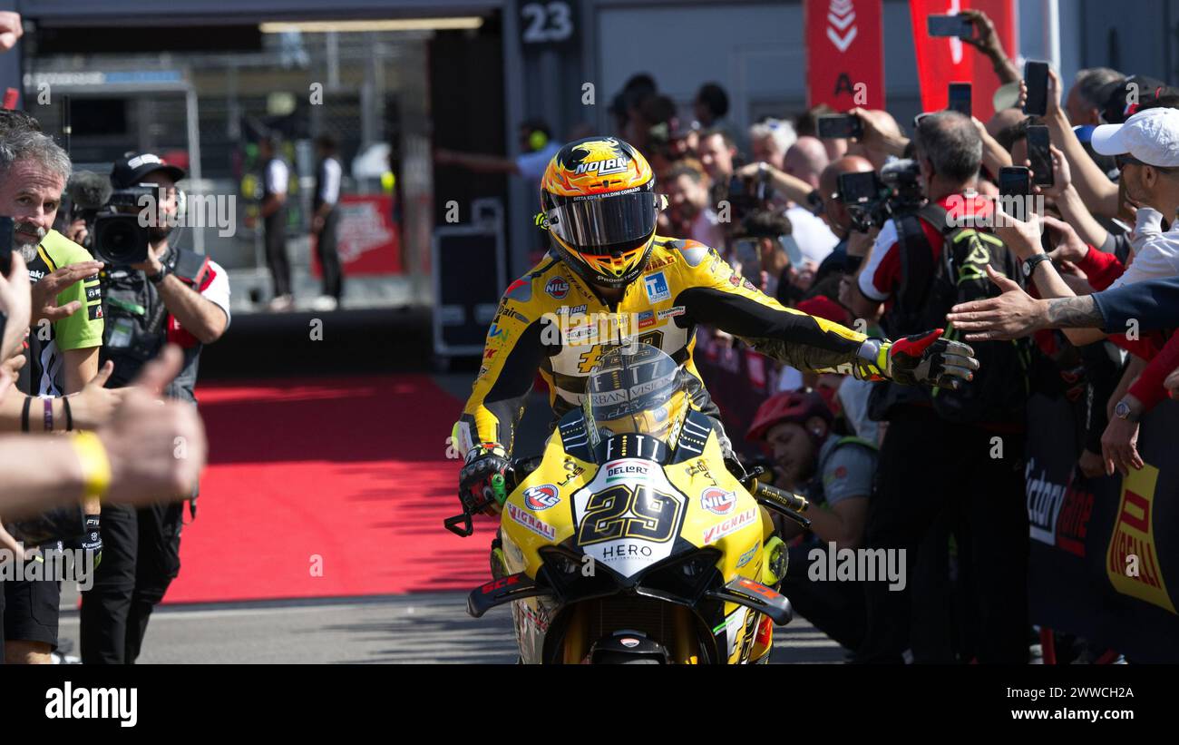 NÂ°29 Andrea Iannone ITA Ducati Panigale V4R TEAM GO ELEVEN during ...