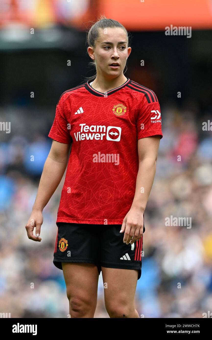 Maya Le Tissier of Manchester United Women, during the The FA Women's ...