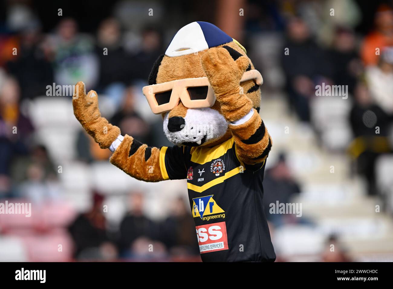 Castleford Tiger Mascot ‘JT’ during the Betfred Challenge Cup Sixth ...