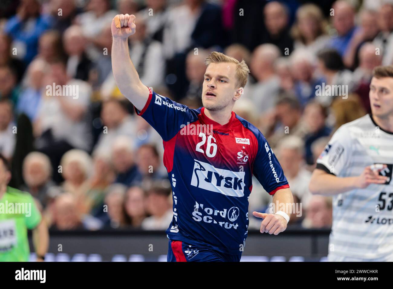23 March 2024, Schleswig-Holstein, Kiel: Handball: Bundesliga, THW Kiel ... 23 March 2024, Schleswig-Holstein, Kiel: Handball: Bundesliga, THW Kiel ...