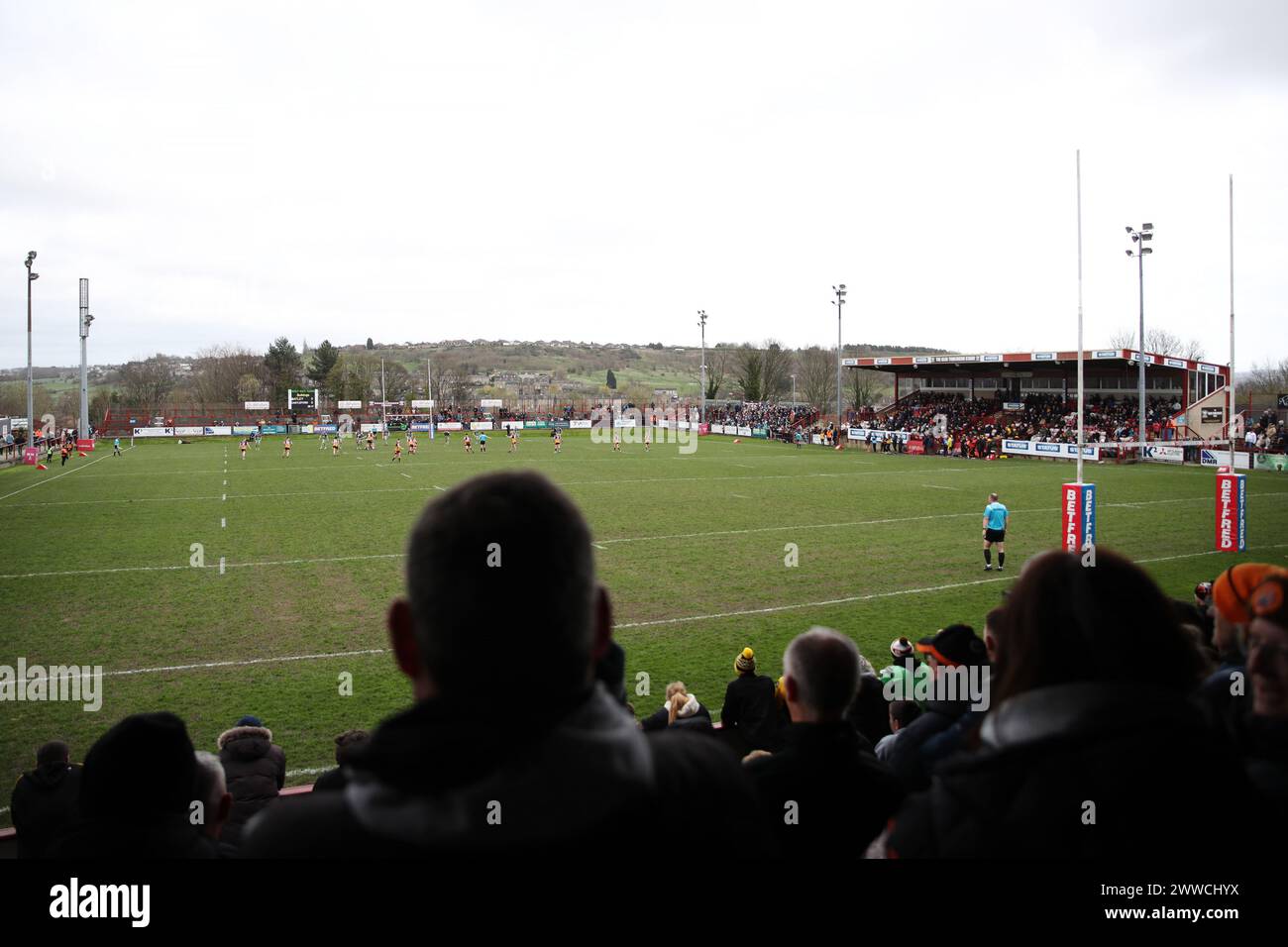 A general view of play during the Betfred Challenge Cup match at Fox's ...