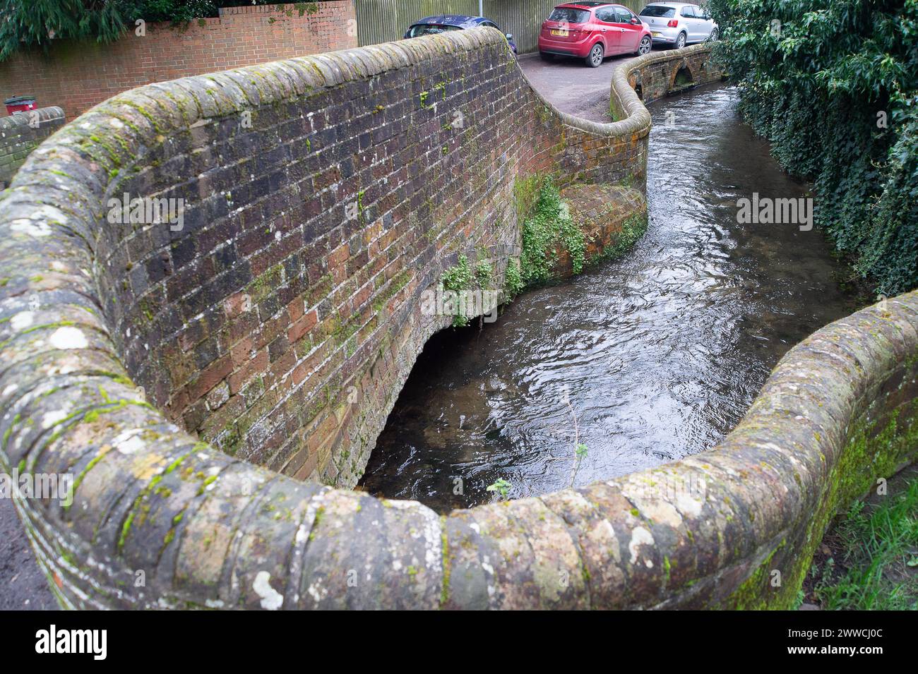 Old Amersham, UK. 21st March, 2024. Water levels on the River Misbourne ...