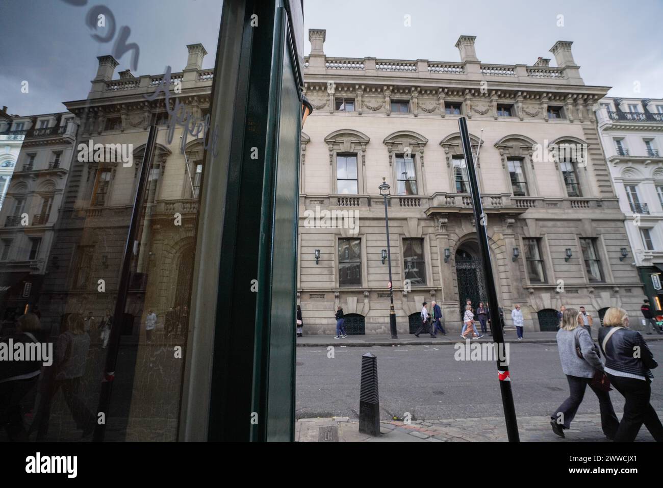 London, UK 23 March March 2024 . The exterior of the Garrick club which ...