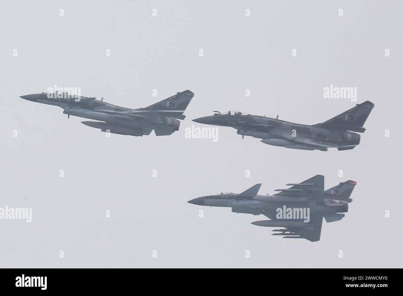 Islamabad. 23rd Mar, 1940. Jets perform during the Pakistan Day ...