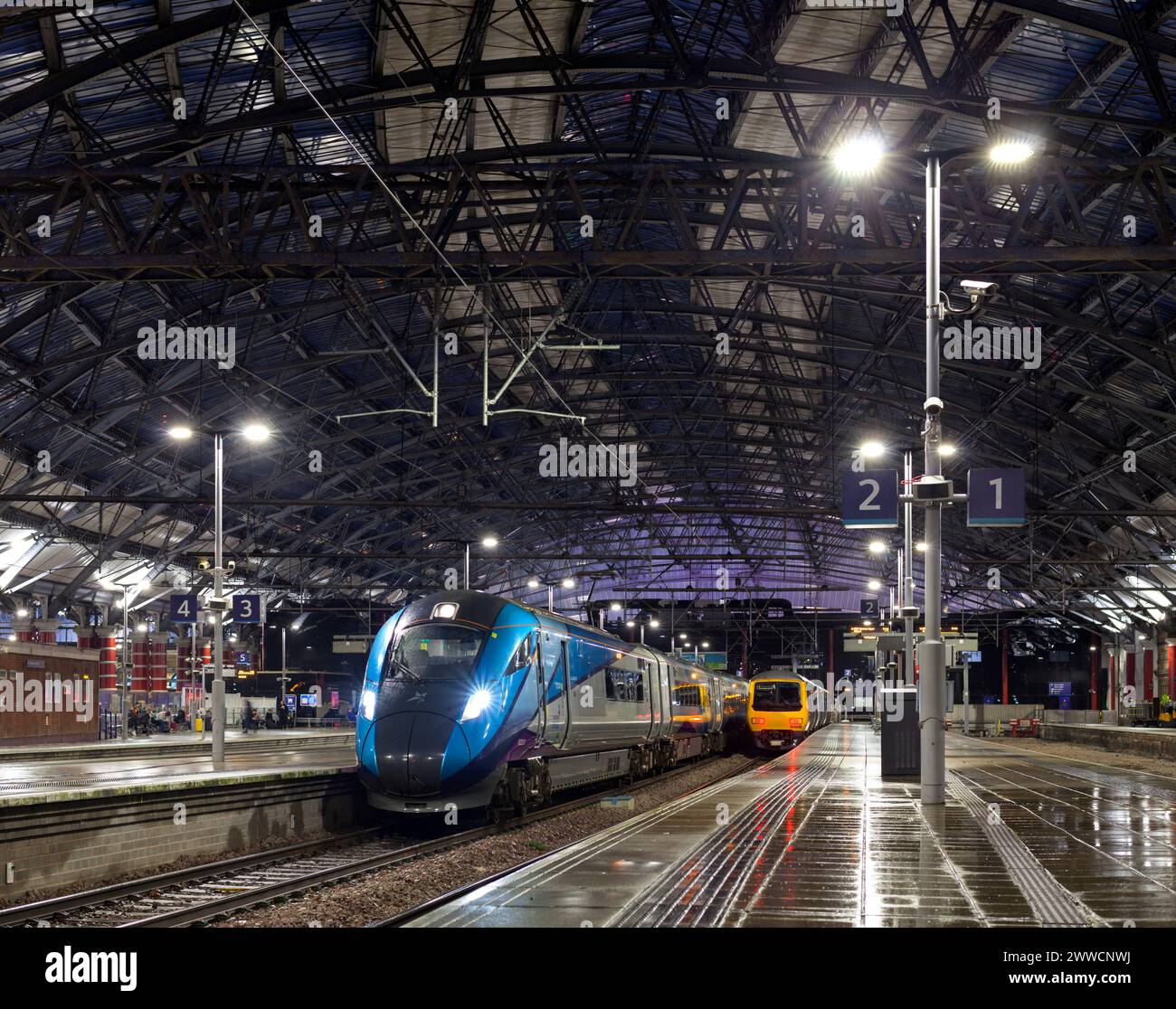 Transpennine Express class 802 bi-mode train 802213 at Liverpool Lime ... Transpennine Express class 802 bi-mode train 802213 at Liverpool Lime ...