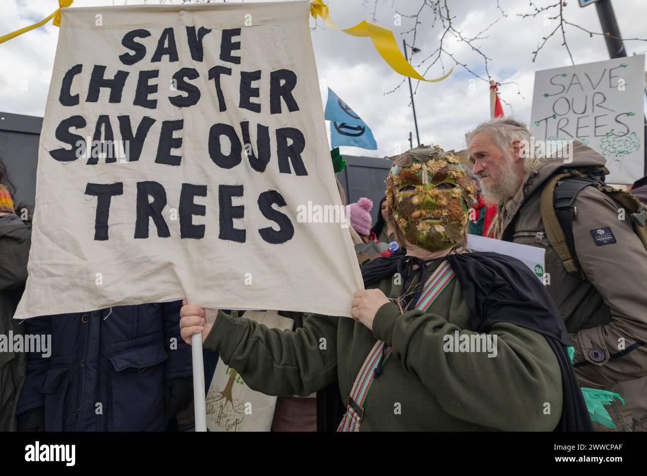 Southend on Sea, UK. 23rd Mar, 2024. Environmental activists in Chester ...