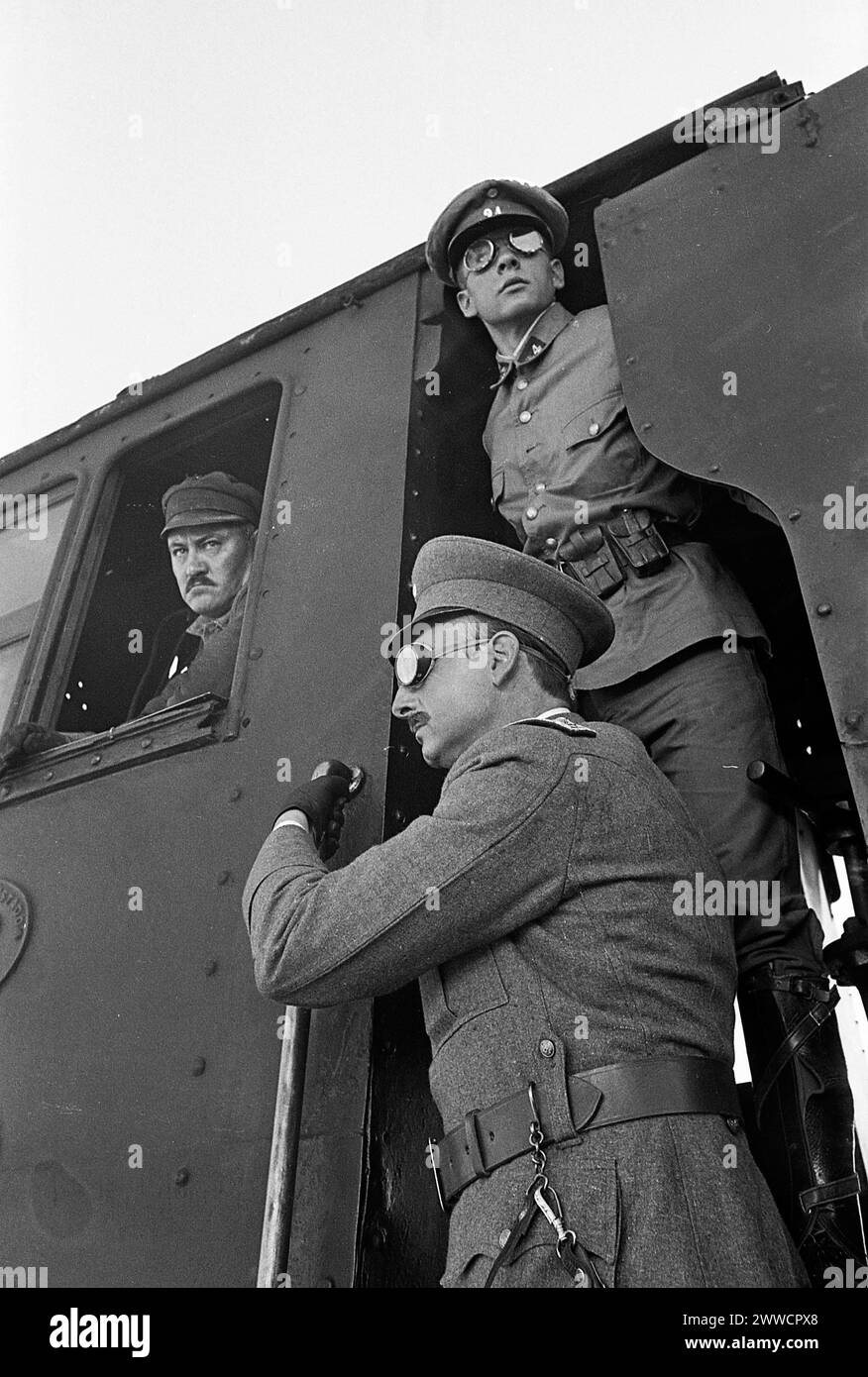 Argentine actor Héctor Alterio during the filming of "La Patagonia ...