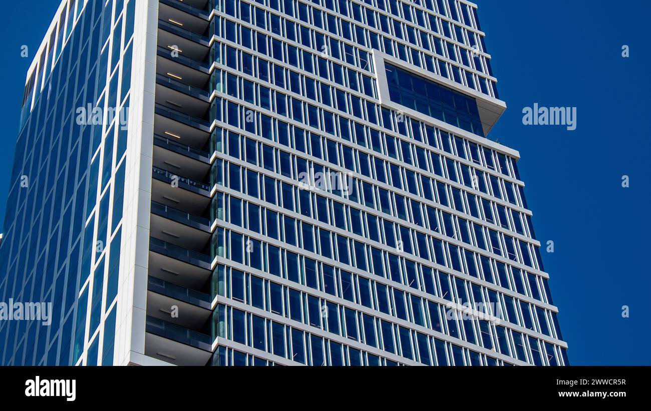 Tel Aviv, Israel – January 16, 2024 Cityscape of Tel Aviv, iconic city ...