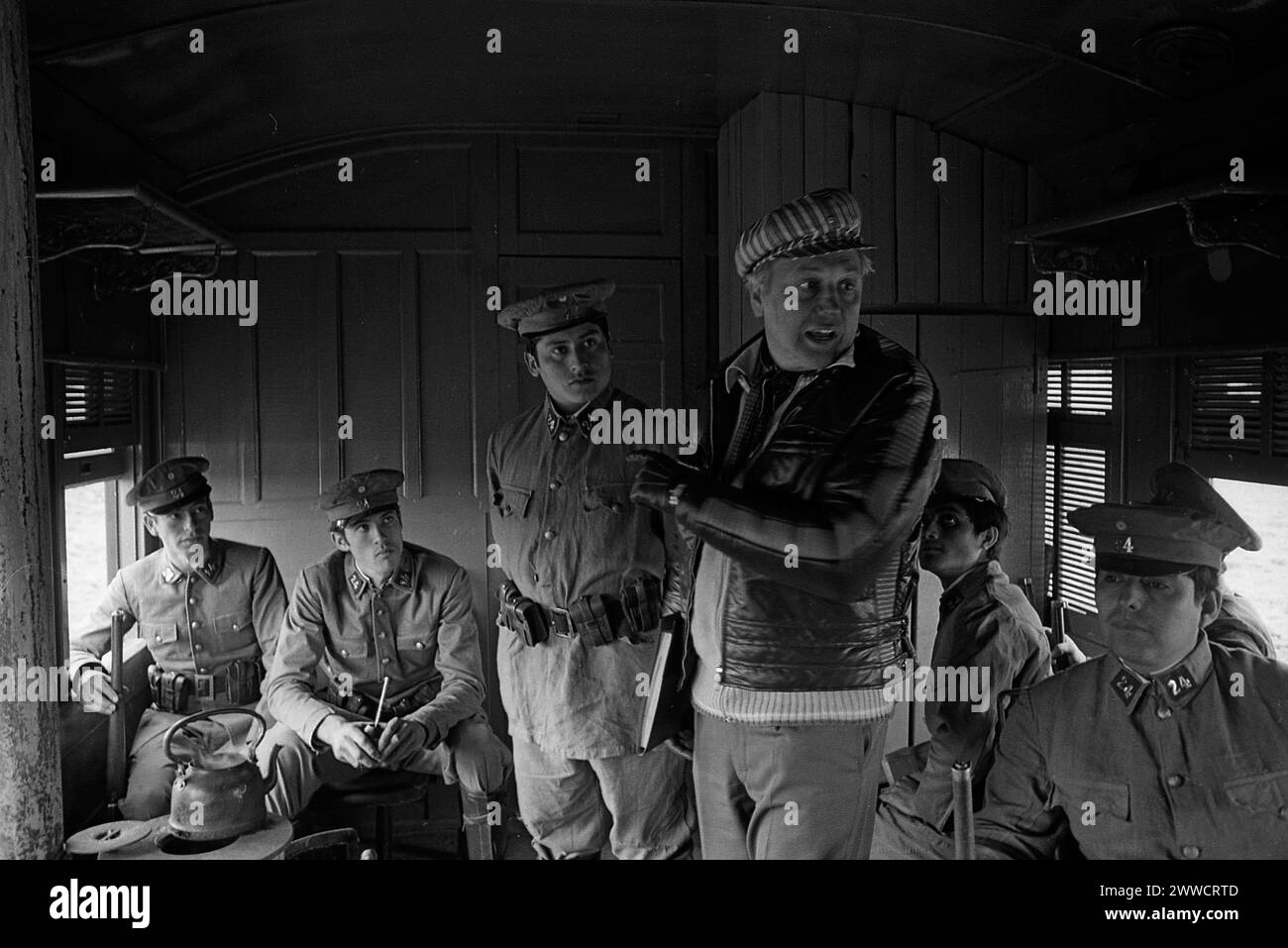 Argentine filmmaker Héctor Olivera gives instructions during the ...