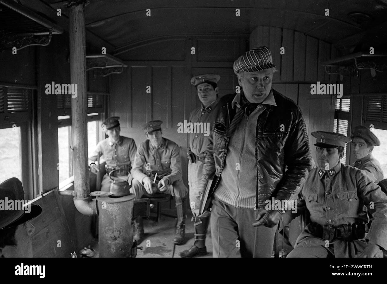 Argentine filmmaker Héctor Olivera gives instructions during the ...