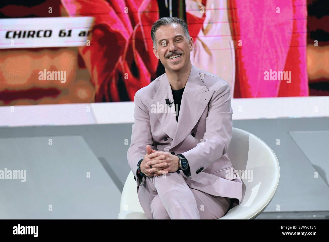 Milan, Italy. 23rd Mar, 2024. Milan, TV broadcast “TV Talk” - Rai 3 ...