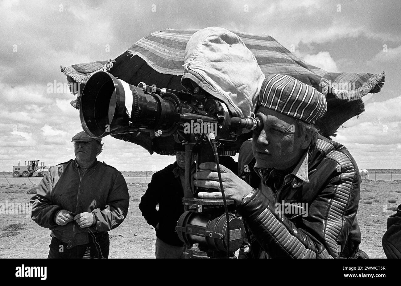 Argentine filmmaker Héctor Olivera gives instructions during the ...