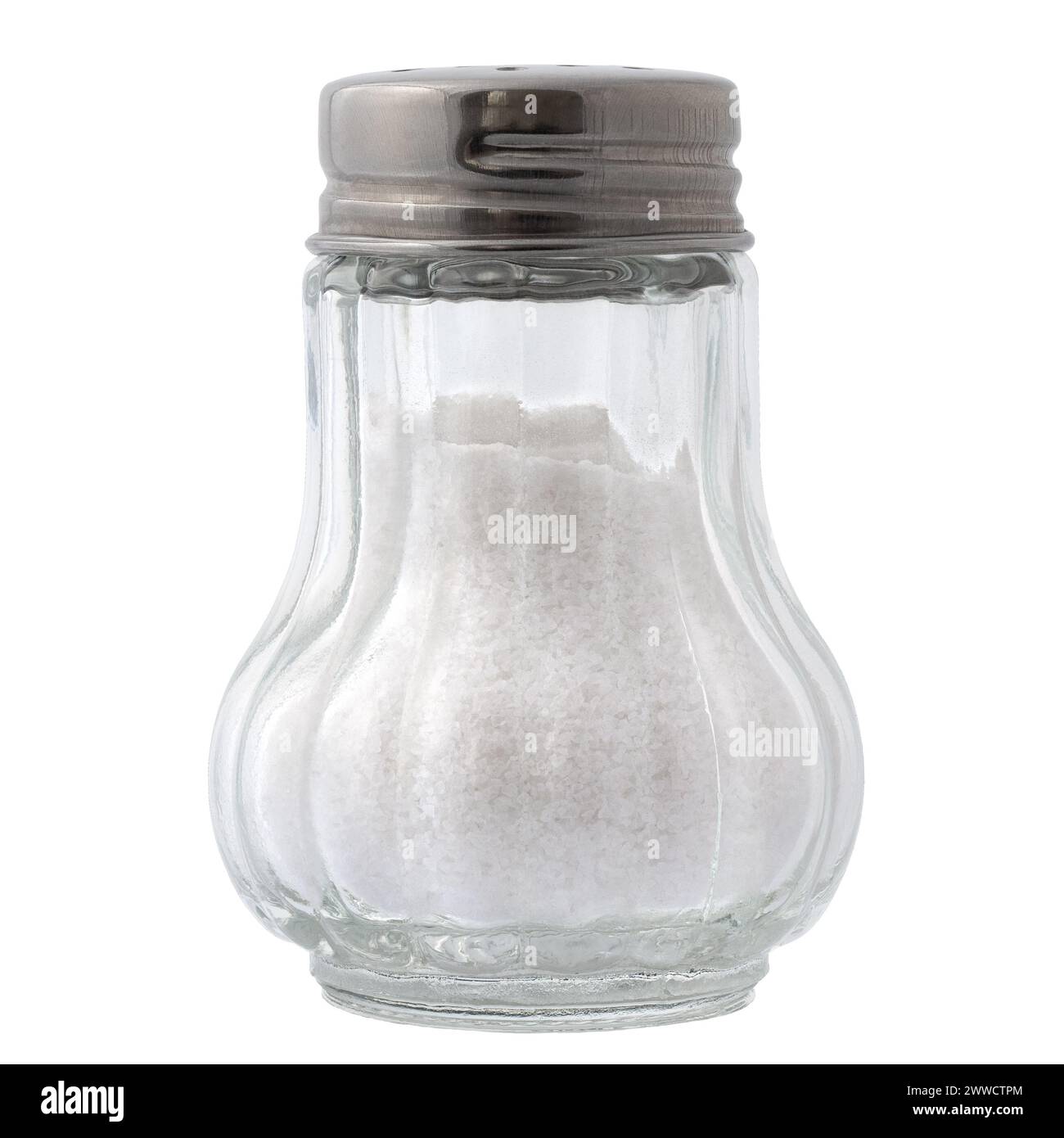 Salt crystals in glass Cut Out Stock Images & Pictures - Alamy