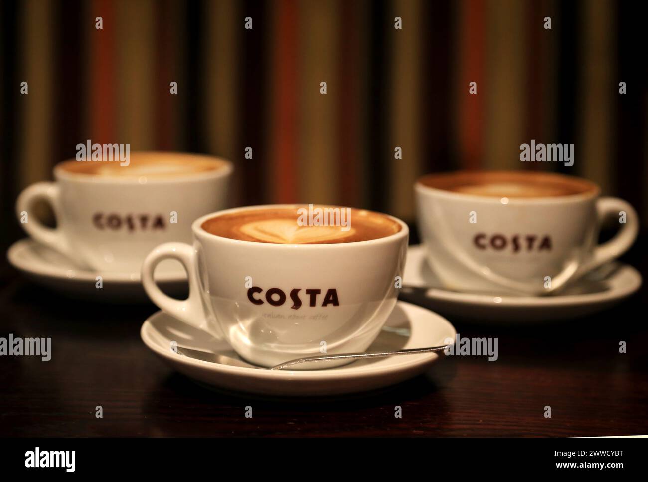 22/10/13 Costa in Ashbourne, Derbyshire, today. The owner of Costa ...