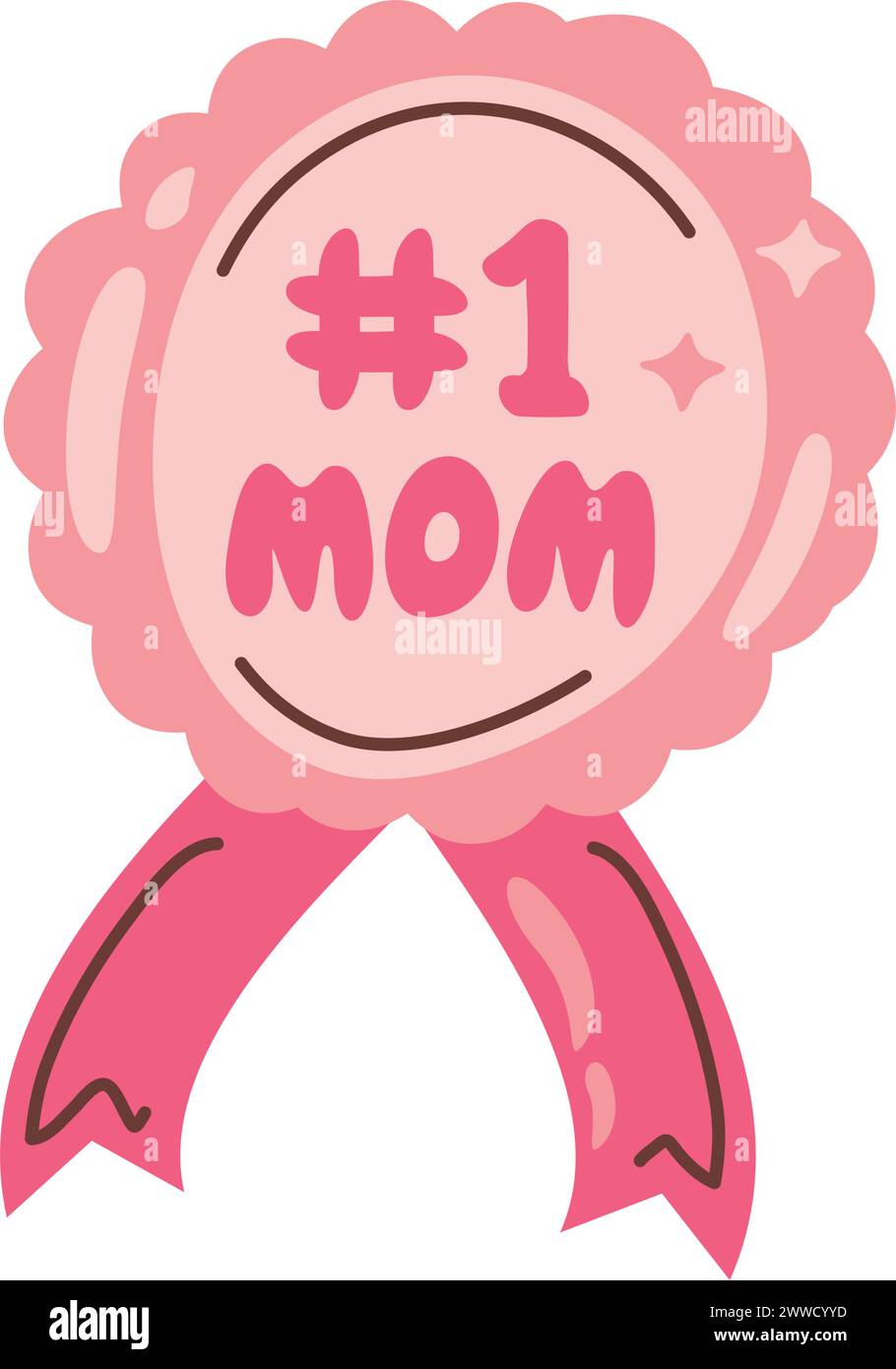 mothers day medal Stock Vector Image & Art - Alamy