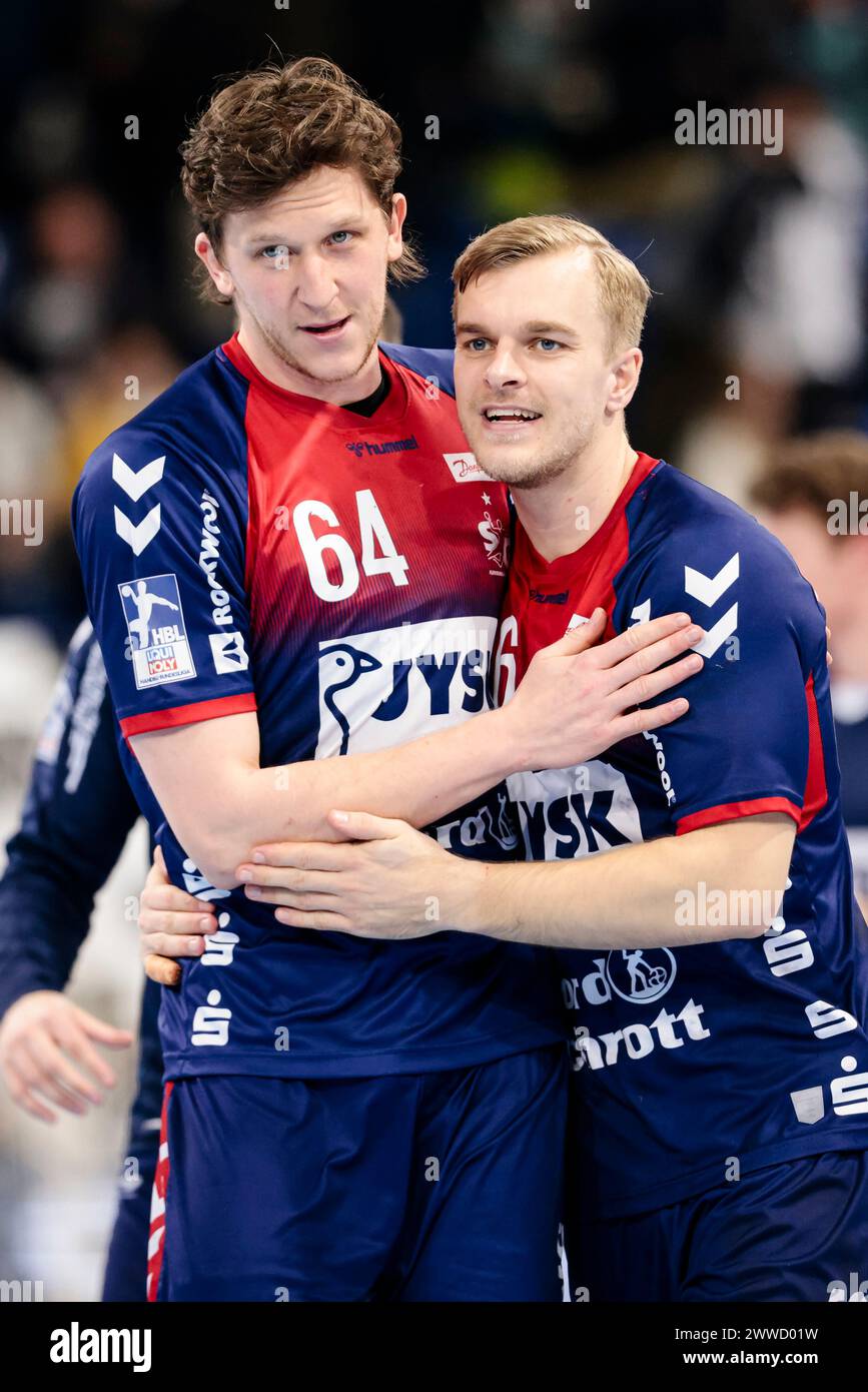 Kiel, Germany. 23rd Mar, 2024. Handball: Bundesliga, THW Kiel - SG Flensburg-Handewitt, Matchday ...
