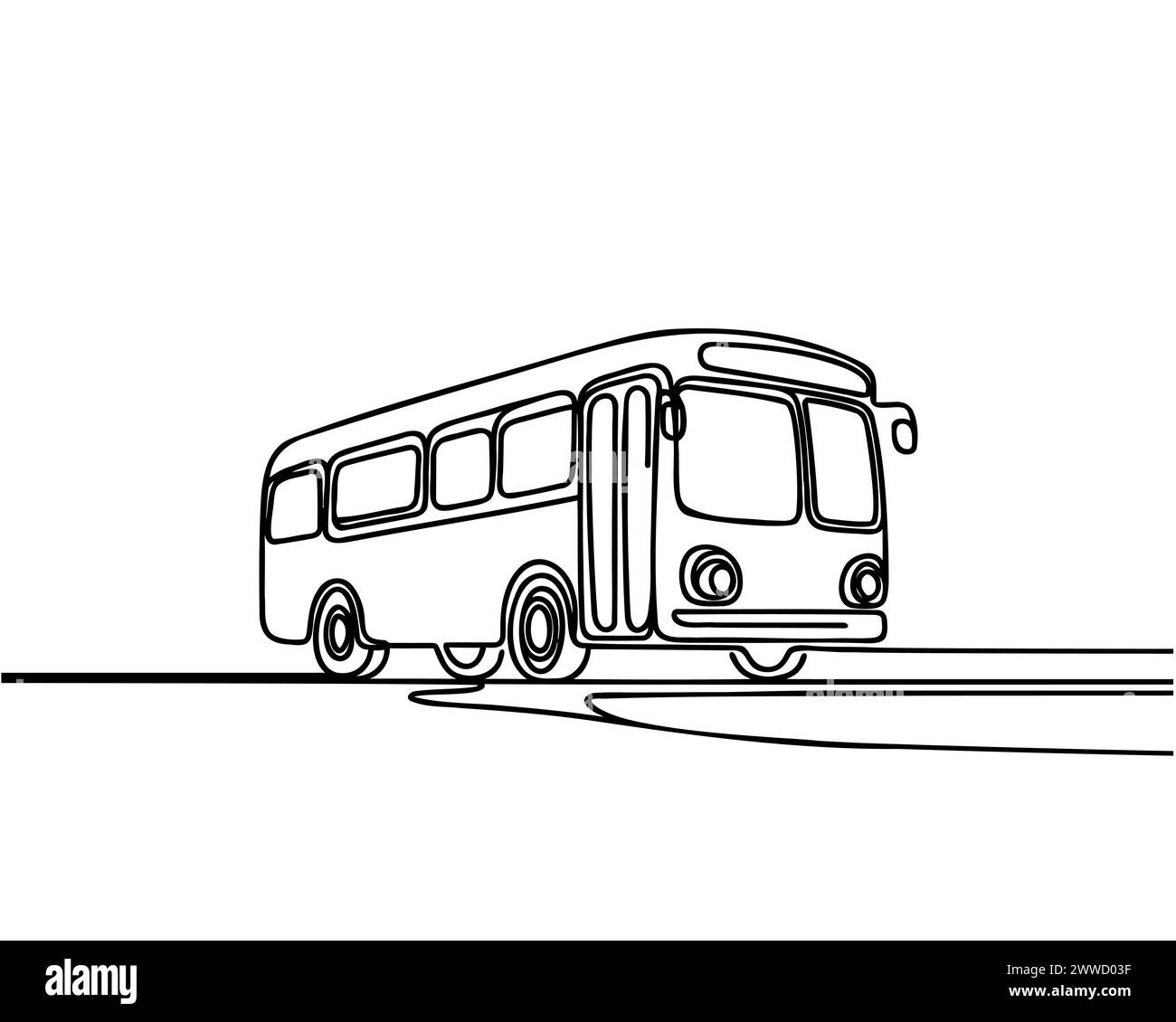 Continuous traffic Stock Vector Images - Alamy