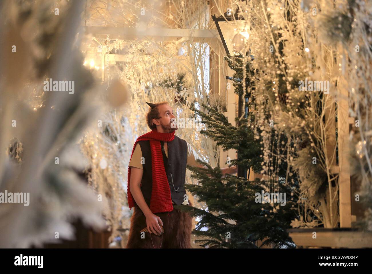 07/11/13 Mr Tumnus in the forest from the classic tale of 'The Lion ...