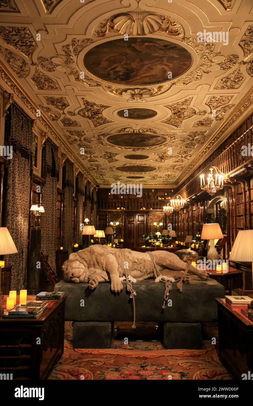 07/11/13 Aslan in The Library from the classic tale of 'The Lion, Witch ...