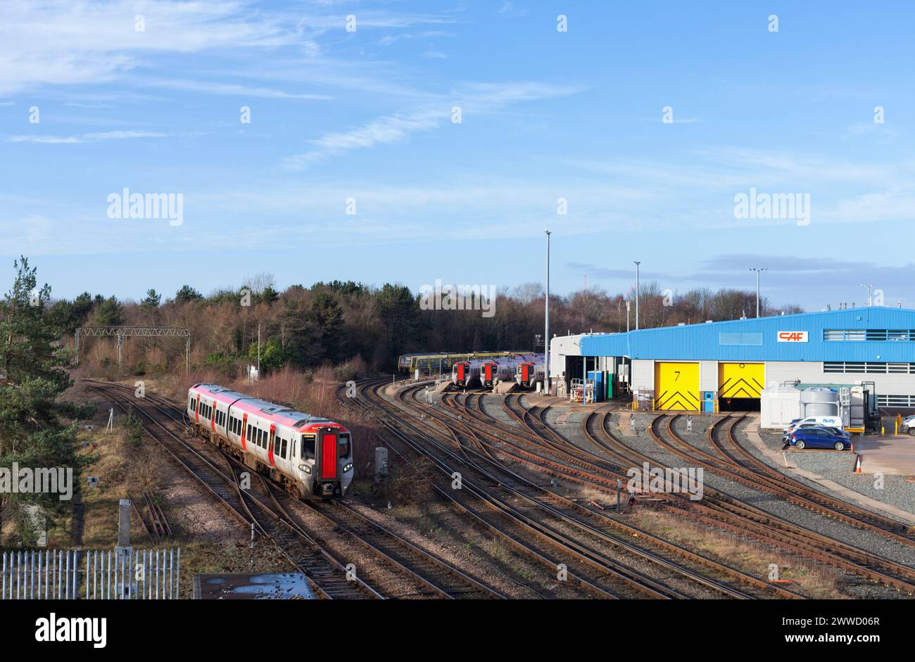 Chester train maintenance depot hi-res stock photography and images - Alamy