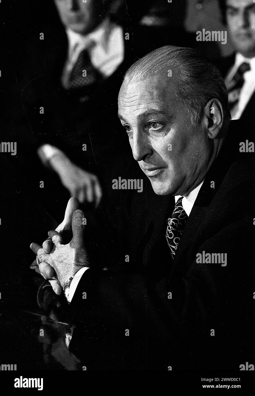 Argentine politician, writer and policeman José López Rega, Paraná ...