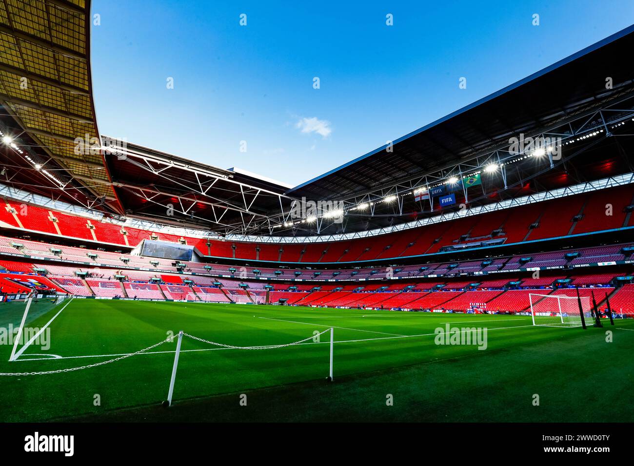 Wembley Stadium, London, UK. 23rd Mar, 2024. International Football ...