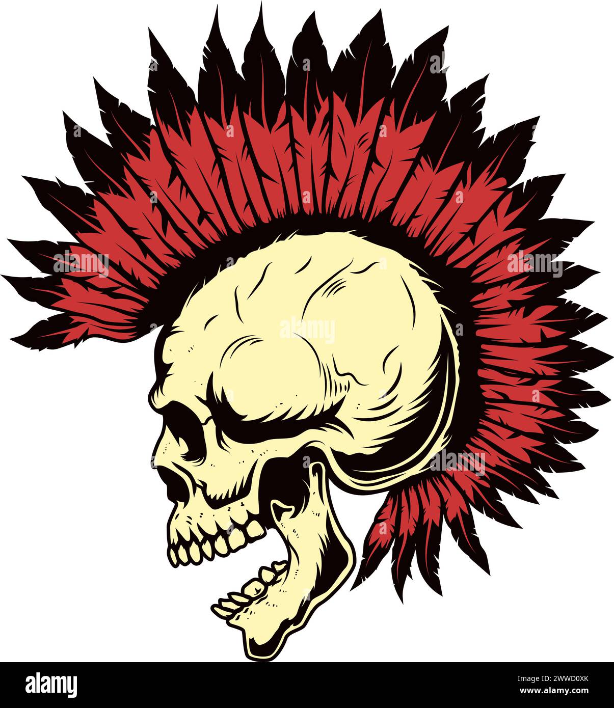 History of punk Stock Vector Images - Alamy