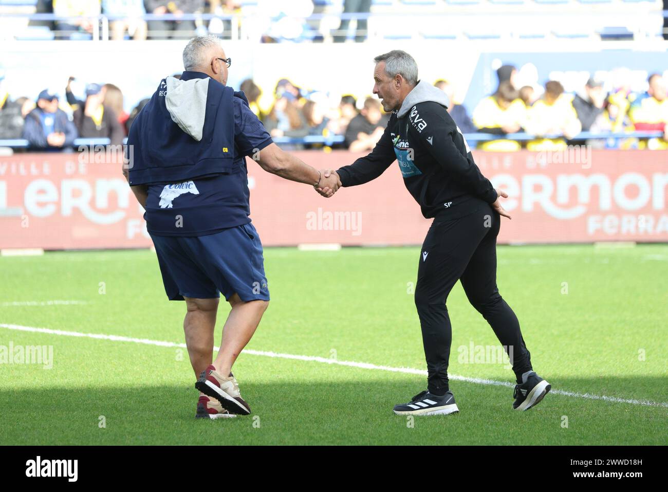 Thierry LARRET/Maxppp. Rugby Top 14 : ASM Clermont Auvergne vs Section ...