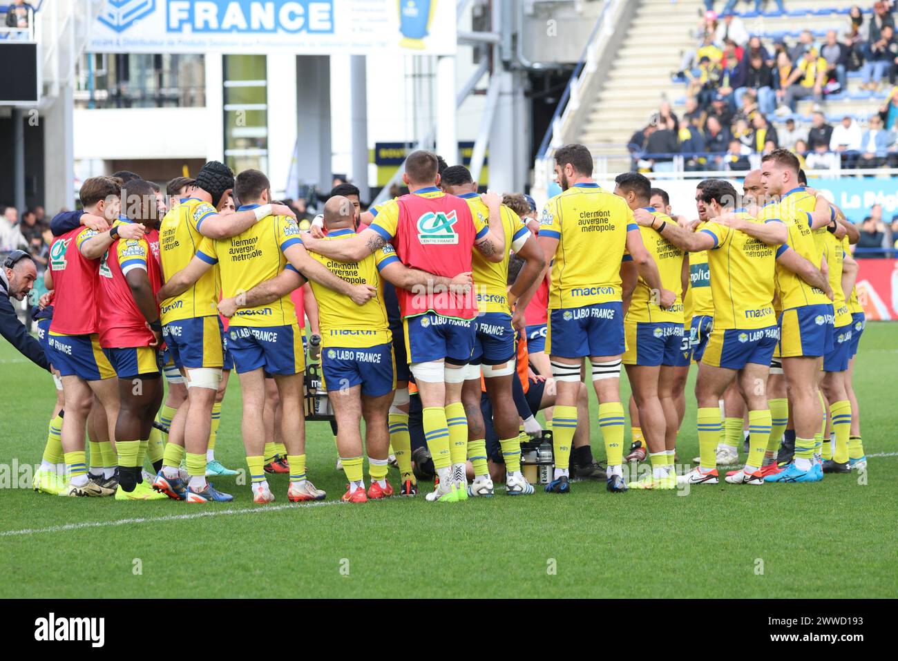 Thierry LARRET/Maxppp. Rugby Top 14 : ASM Clermont Auvergne vs Section ...