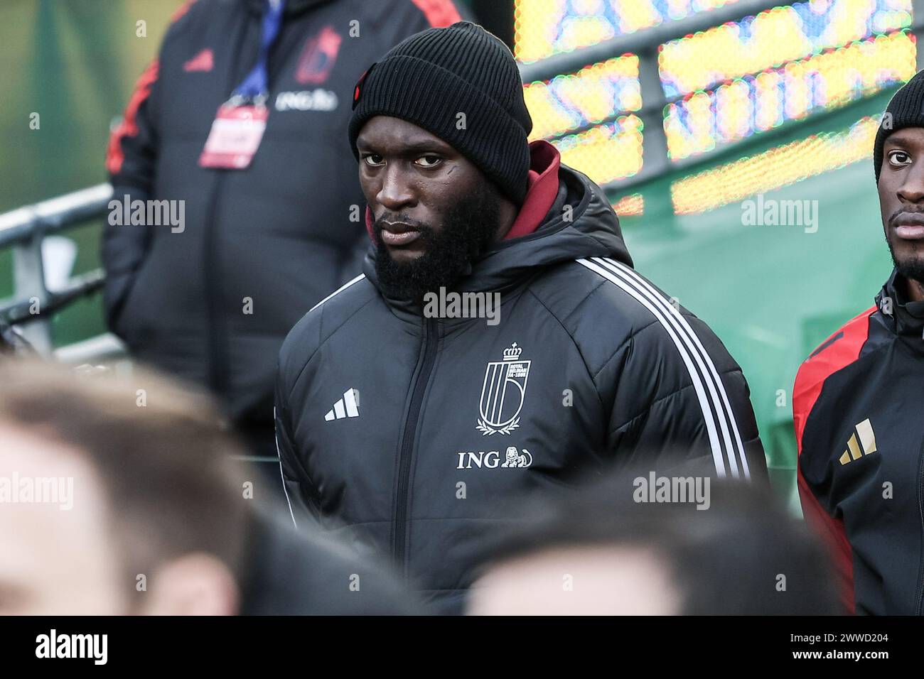 Dublin, Ireland. 23rd Mar, 2024. Belgium's Romelu Lukaku pictured ...