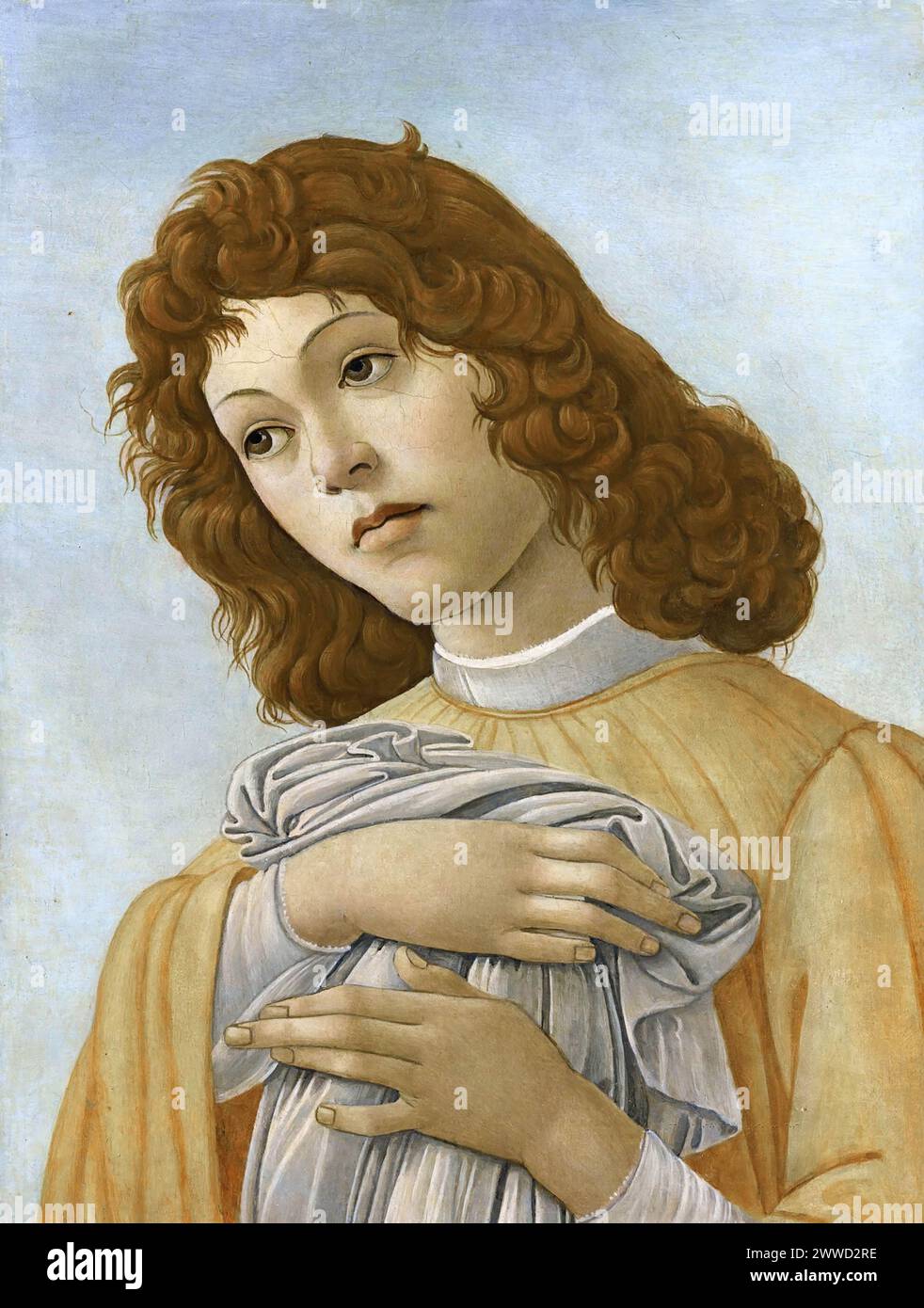 Alessandro Botticelli – An Angel 40,6x30,8 Stock Photo - Alamy