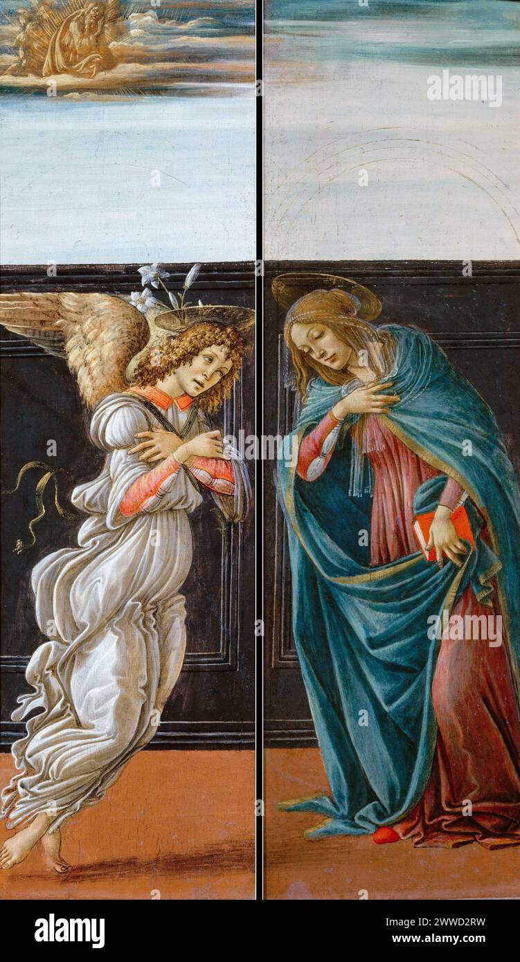 Annunciation botticelli hi-res stock photography and images - Alamy