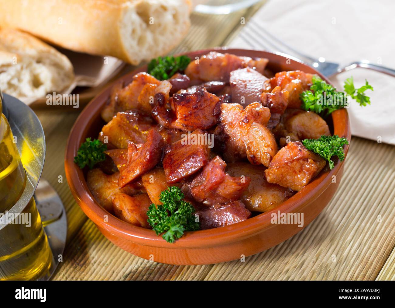 Morro de cerdo - spanish dish Stock Photo - Alamy