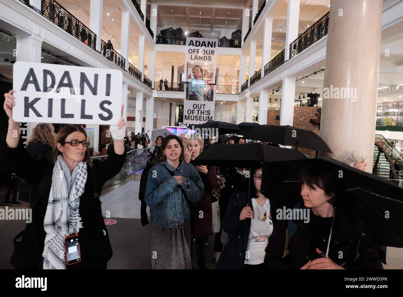 RECORD DATE NOT STATED Protest at the Science Museum in London The ...