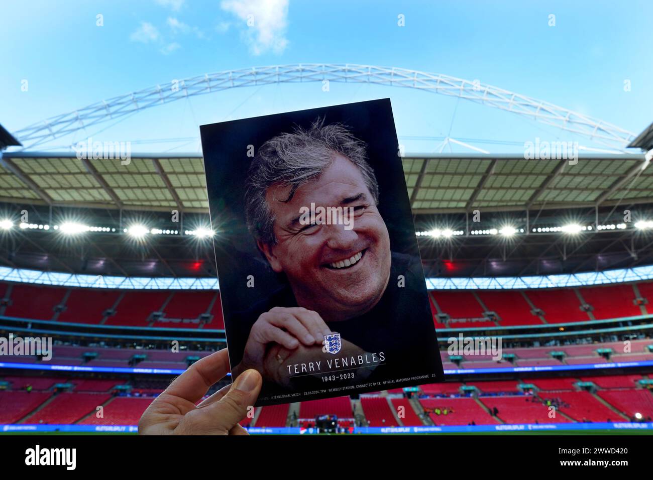 A tribute to former England manager Terry Venables on the cover of the ...