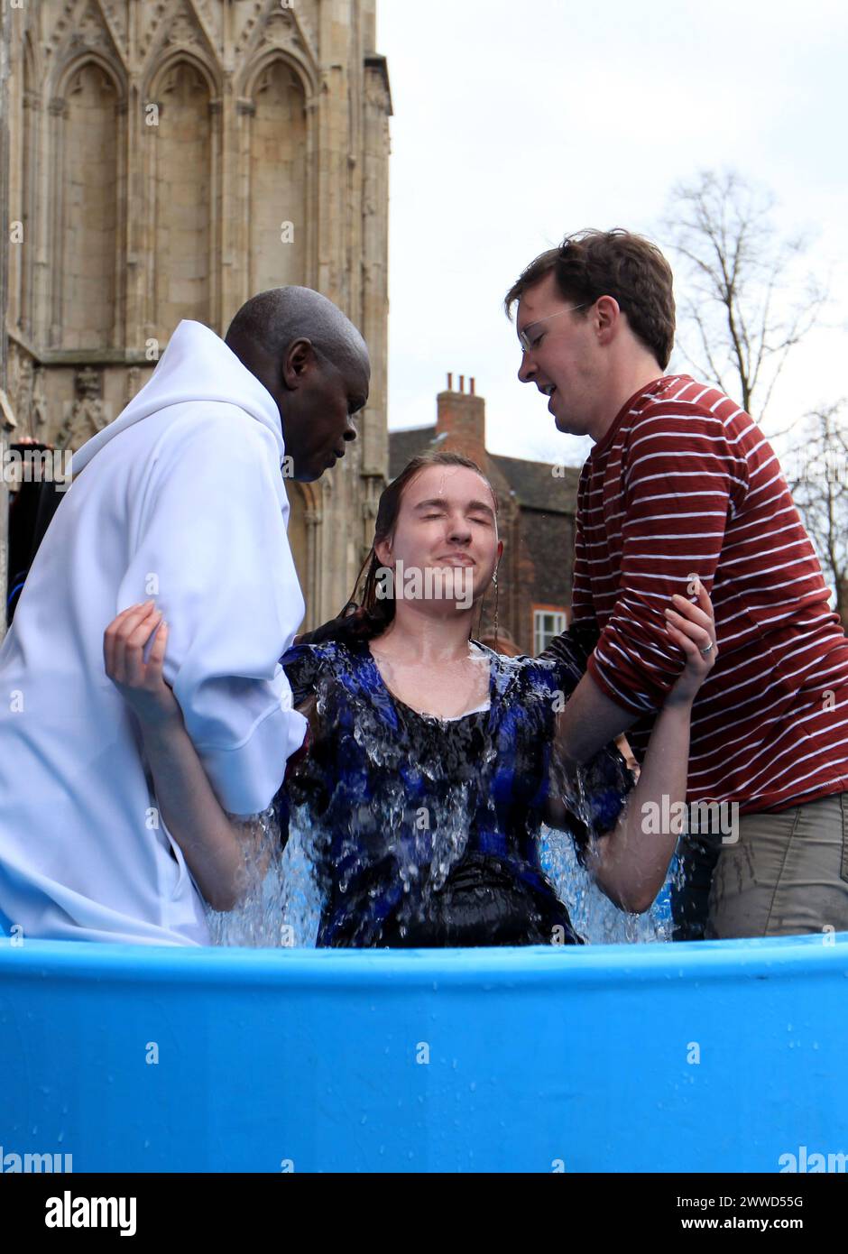 07/04/2012...Archbishop Sentamu baptises 27 people by immersing them in ...