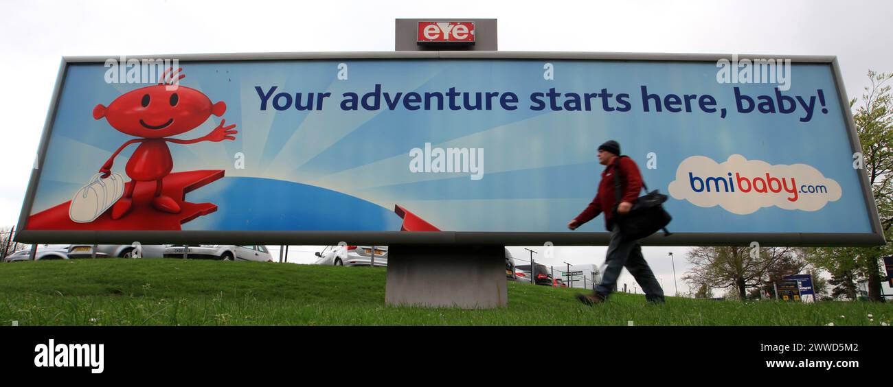 04/05/2012. ..East Midlands Airport - the home of BMI Baby today...BMI ...