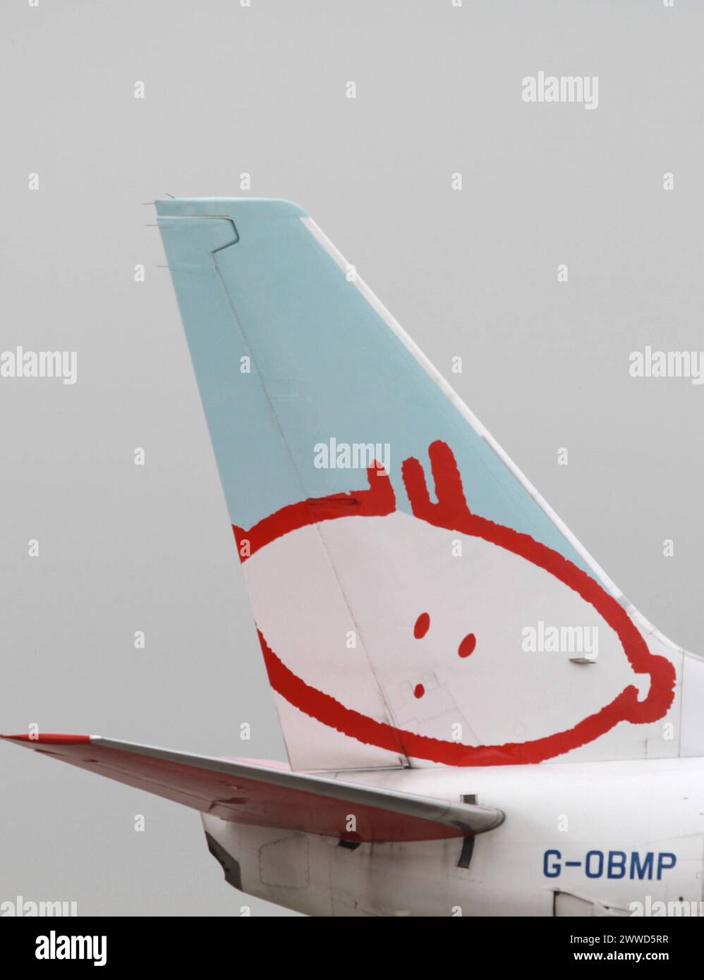 04/05/2012. ..A BMI Baby Boeing 737-300 at East Midlands Airport this ...