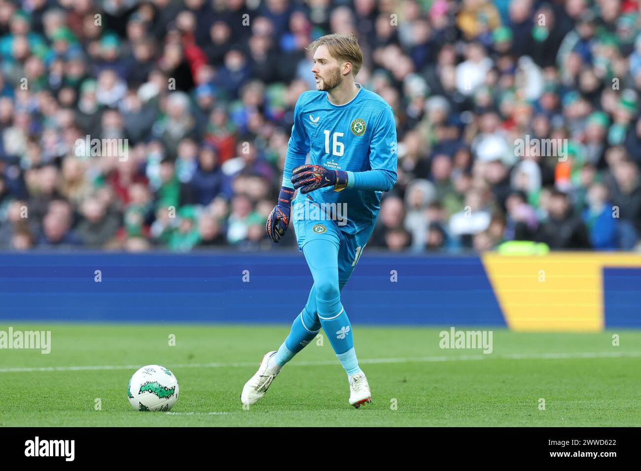 Republic of Ireland goalkeeper Caoimhin Kelleher during the ...