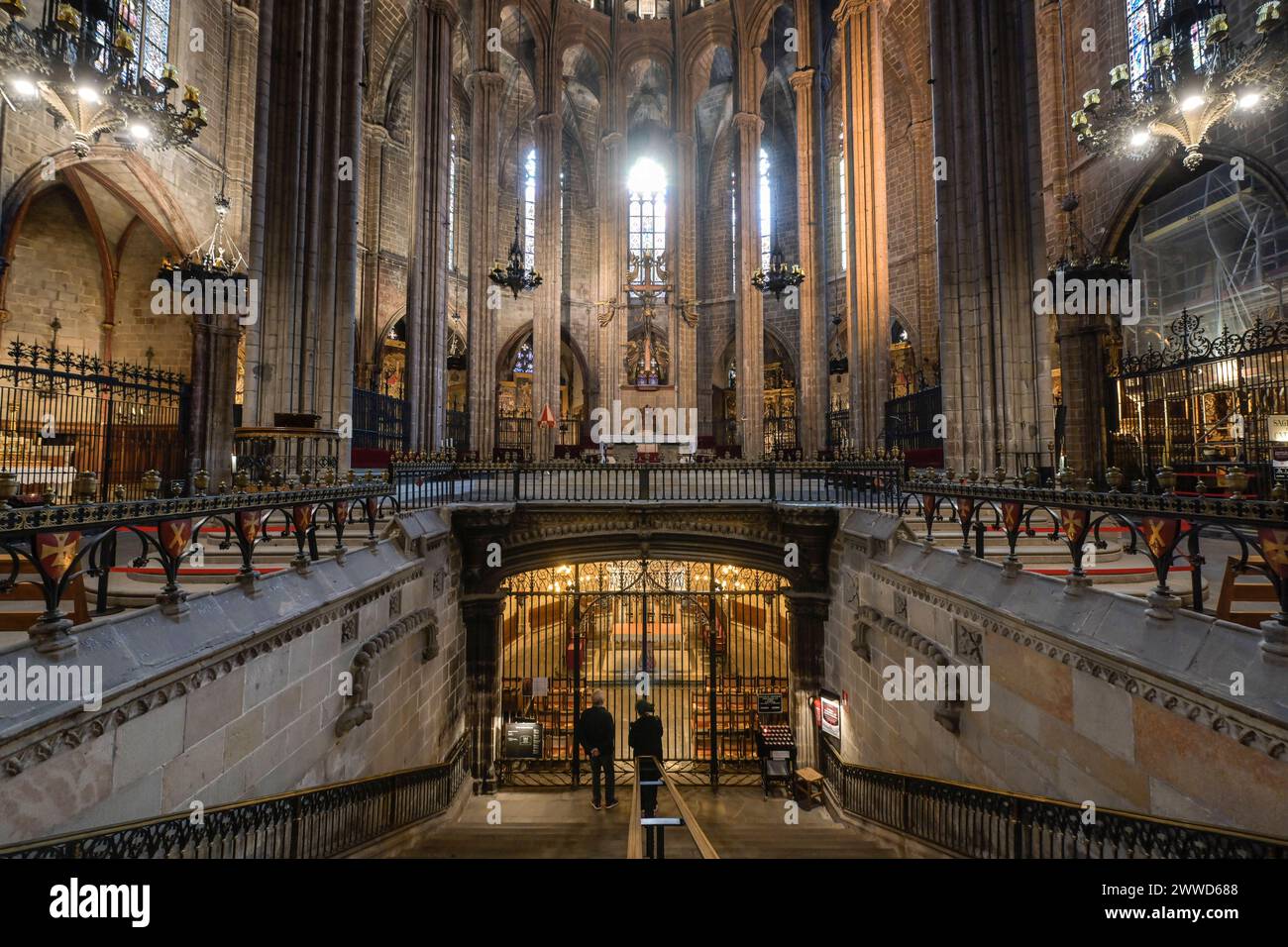 Cripta de la catedral de barcelona hi-res stock photography and images ...
