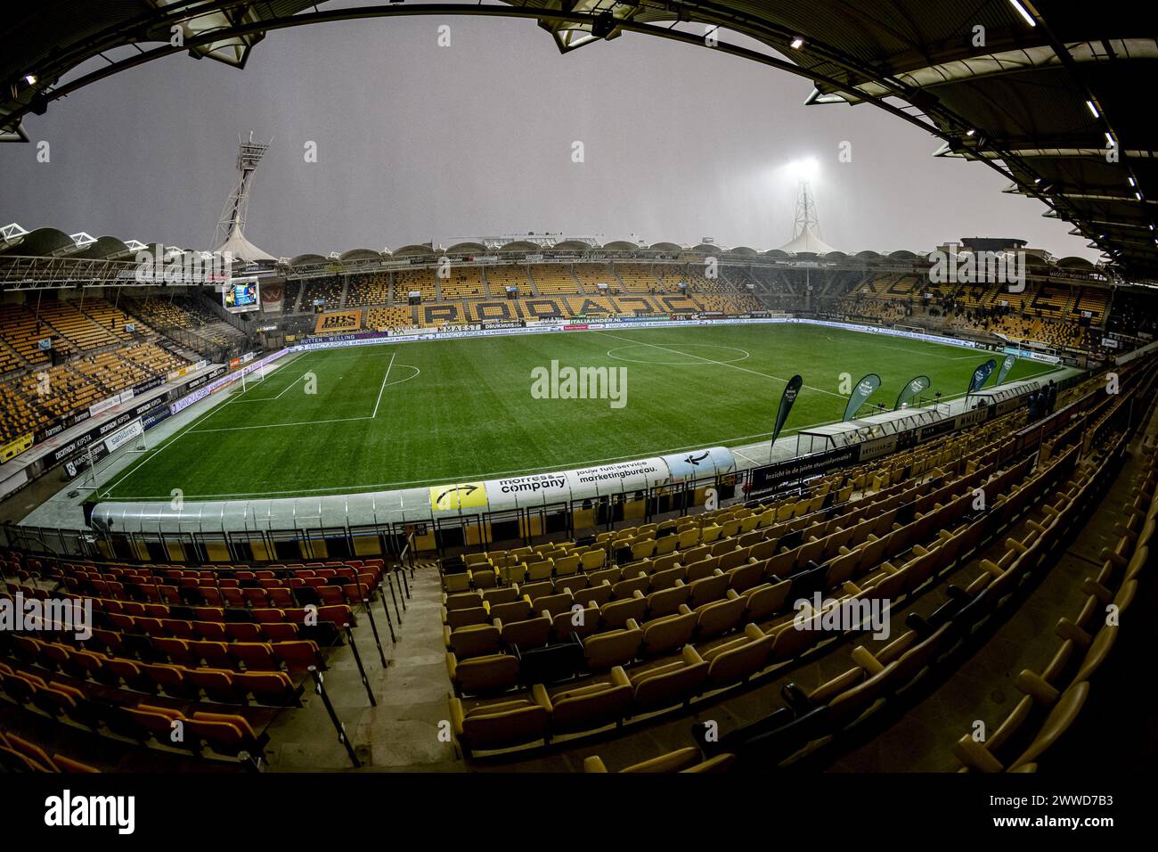 KERKRADE, Netherlands. 23rd Mar, 2024. football, Parkstad Limburg ...